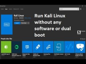 Run Kali Linux Without Dual Boot Or Virtualization On Windows