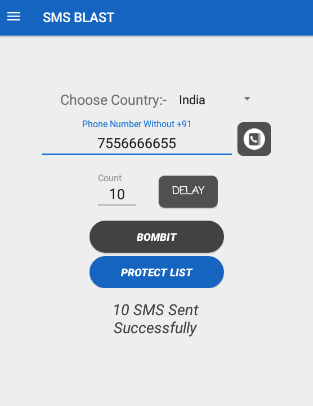 SMS Bomber Apk Latest Version Download Unlimited SMS And Unlimited ...